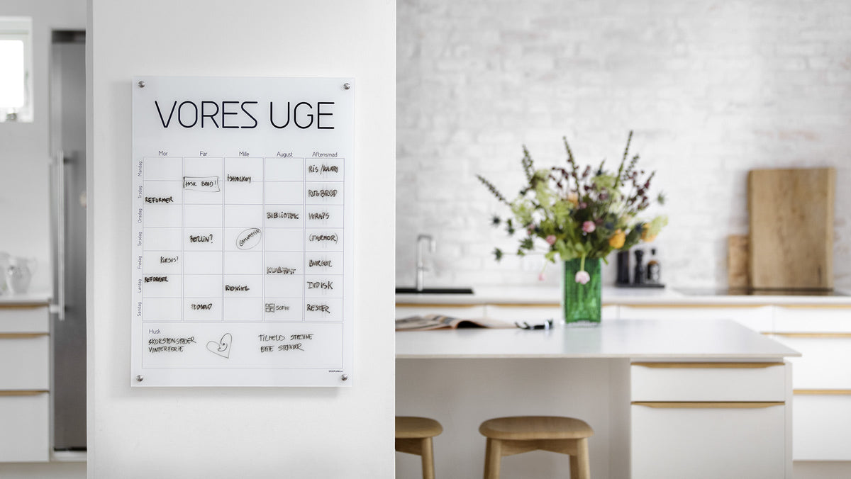 Ugeplan.dk - køb den originale uge plan lavet specielt til din familie